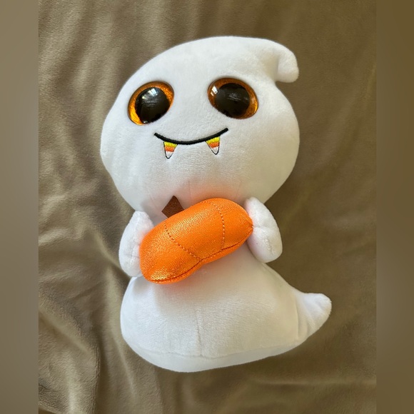 Ty | Toys | Ty Beanie Boo Ghost W Jackolantern Plush | Poshmark